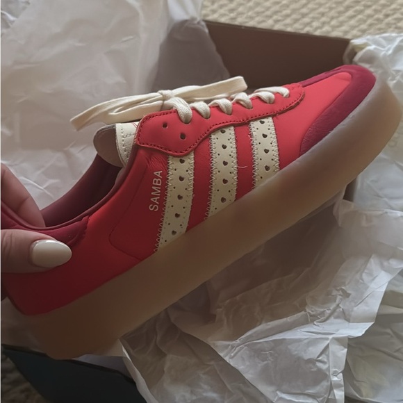 adidas | Shoes | Adidas Samba Red Sneakers | Poshmark